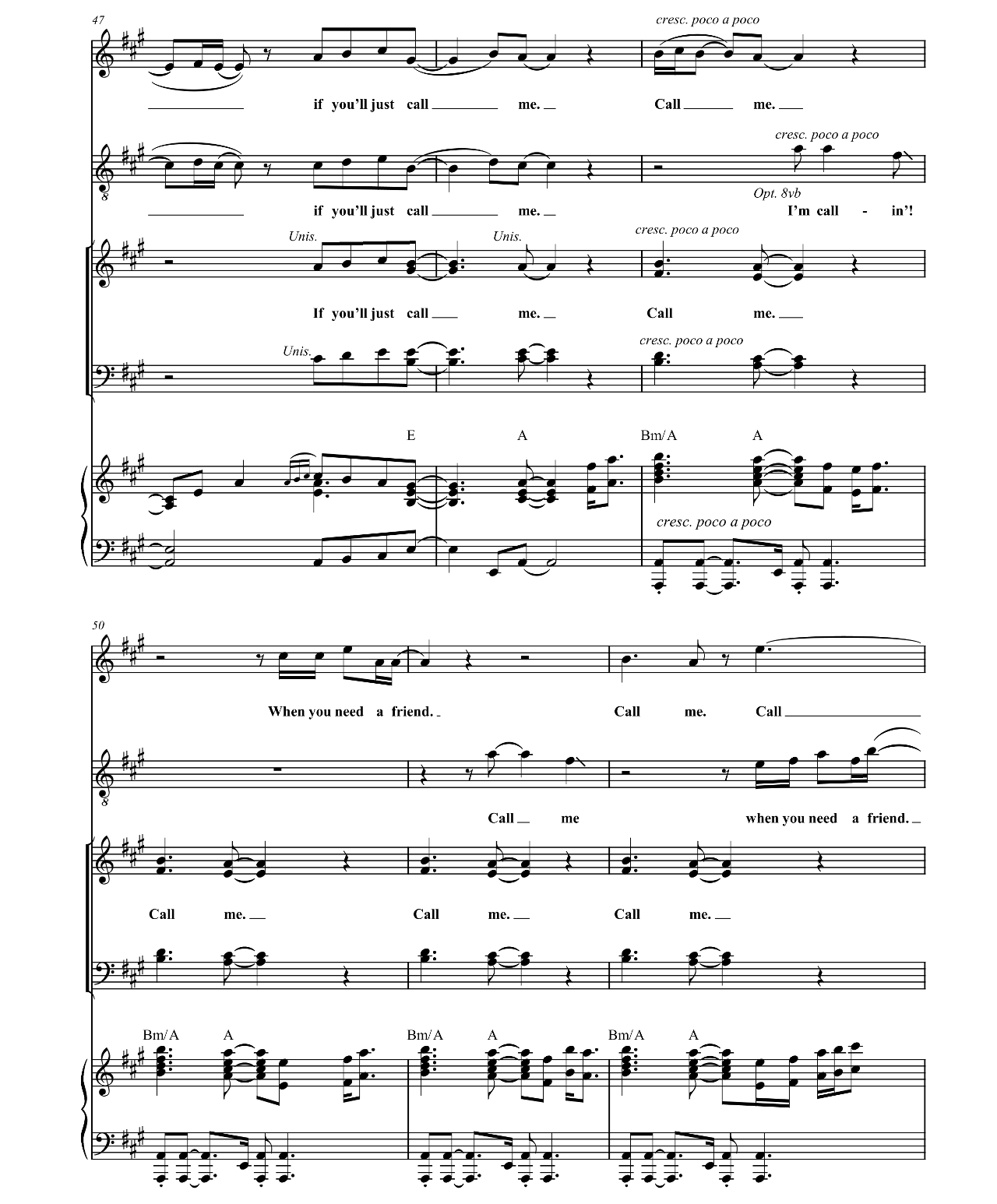 Lean On Me by Bill Withers Sheet Music - Meta-chords
