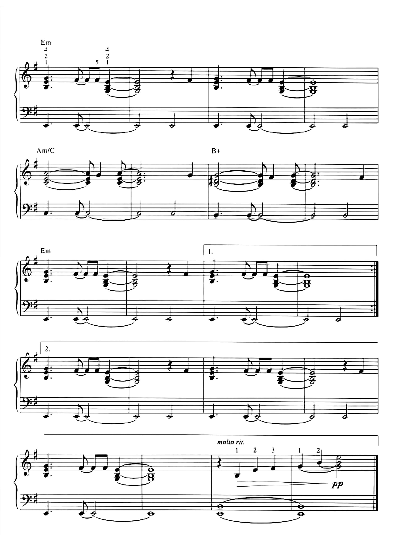 Fragile by Sting Sheet Music - Meta-chords
