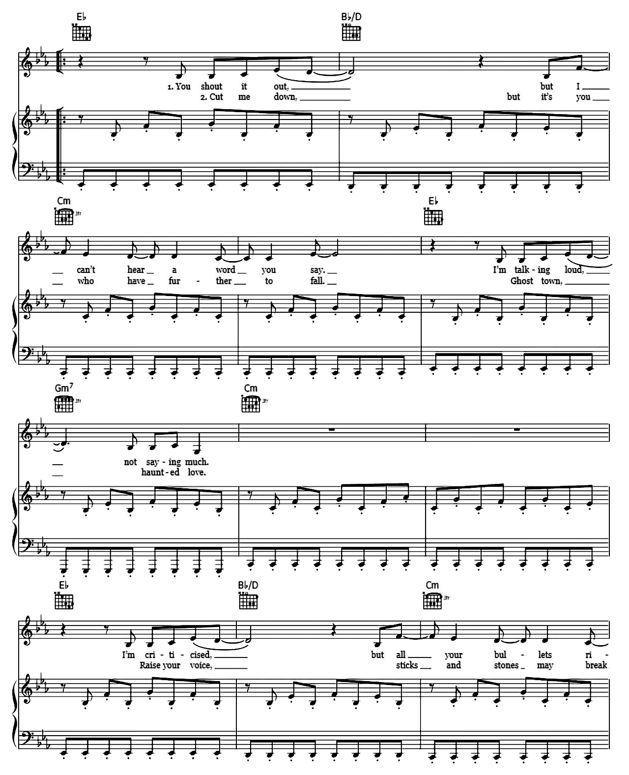 Titanium by David Guetta Sheet Music - Meta-chords