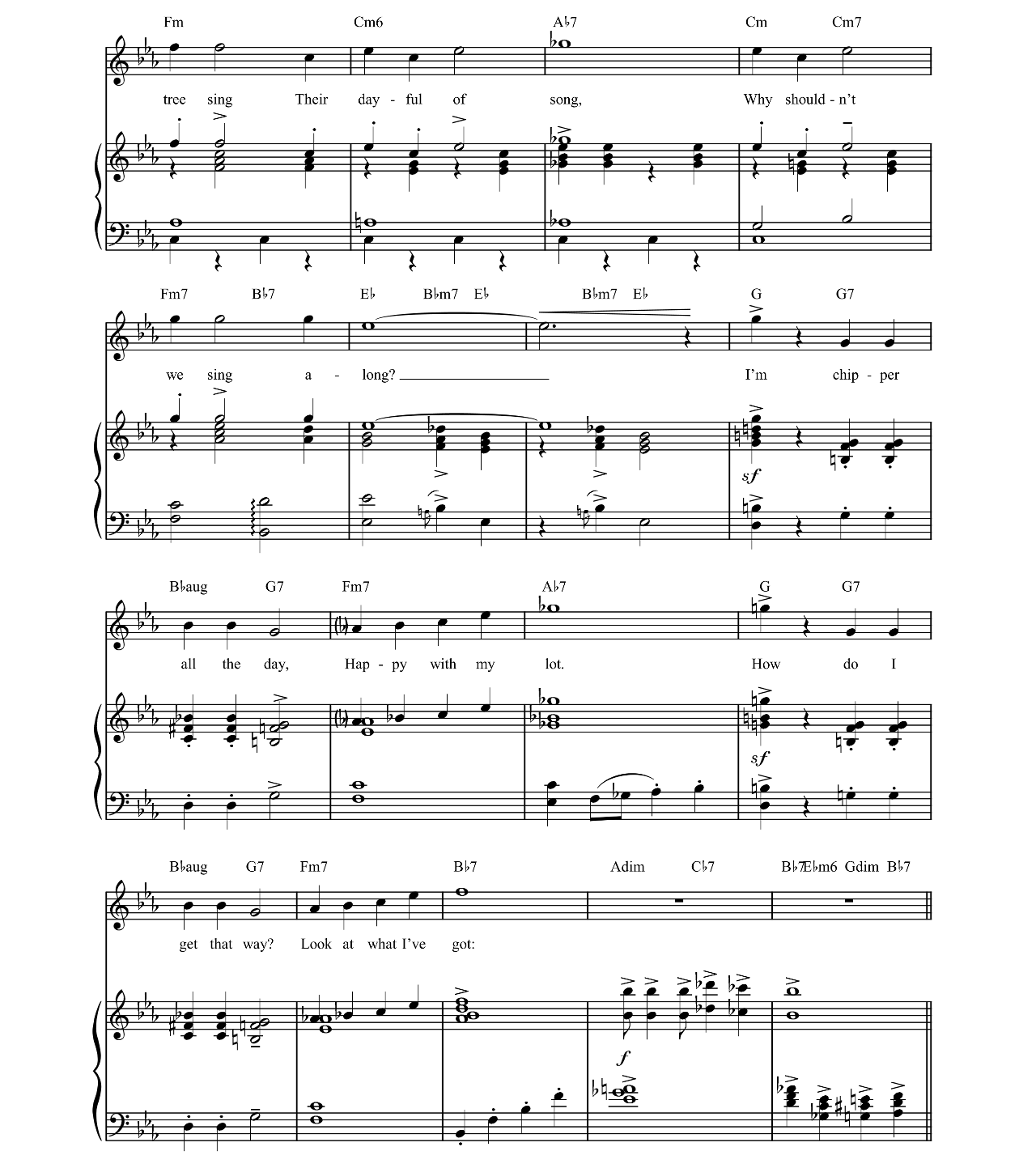 I Got Rhythm by George Gershwin Sheet Music - Meta-chords