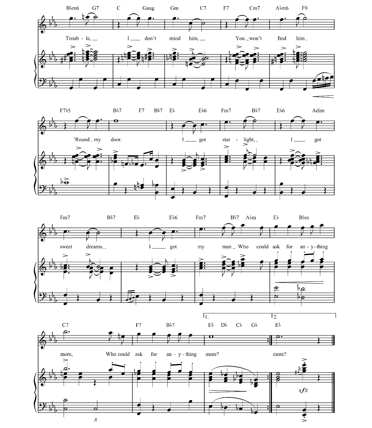 I Got Rhythm by George Gershwin Sheet Music - Meta-chords